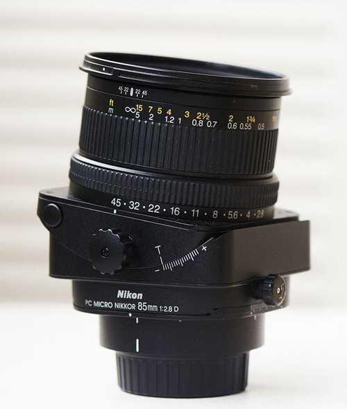Nikon Nikkor Pc 85 мм F2.8 D Micro Tilt-shift