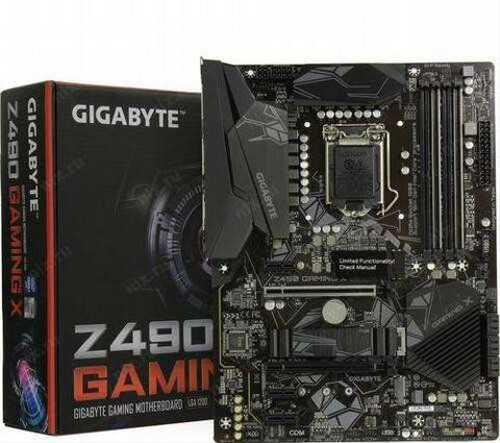 Gigabyte z490 gaming x+i7-10700k+ddr4 16gb+охлад