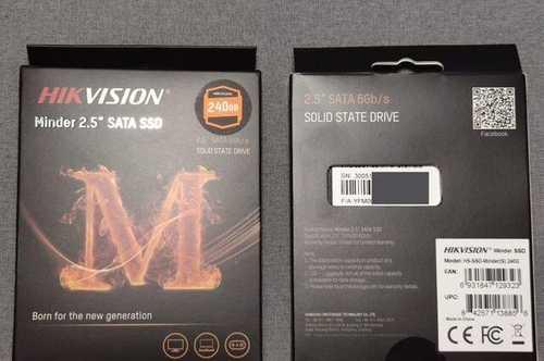 SSD Hikvision 240 Gb 2.5 дюйма, новый