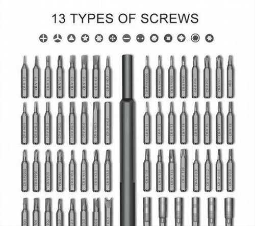 Набор отверток QUK 63 в 1