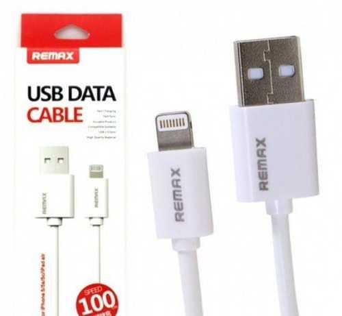 Кабель USB белый remax в упаковке 1м