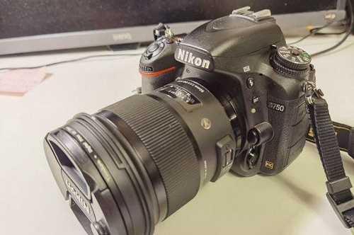 Nikon D750 почти новый & Sigma 50mm/1.4 DG HSM Art