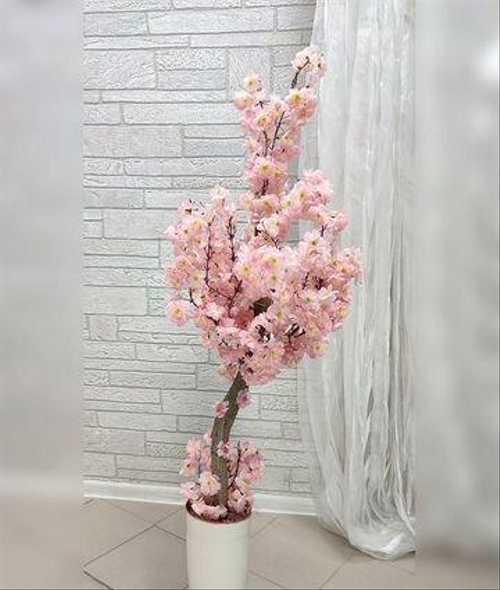 Искусственное растение Сакура нежн-розовая Н130см