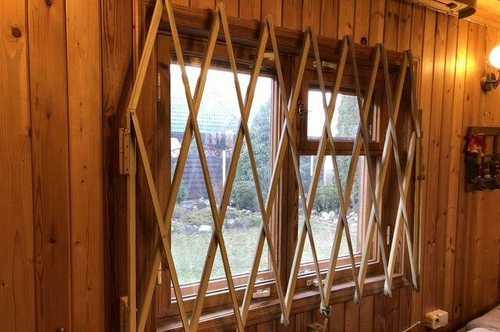 Раздвижные железные решетки на окна