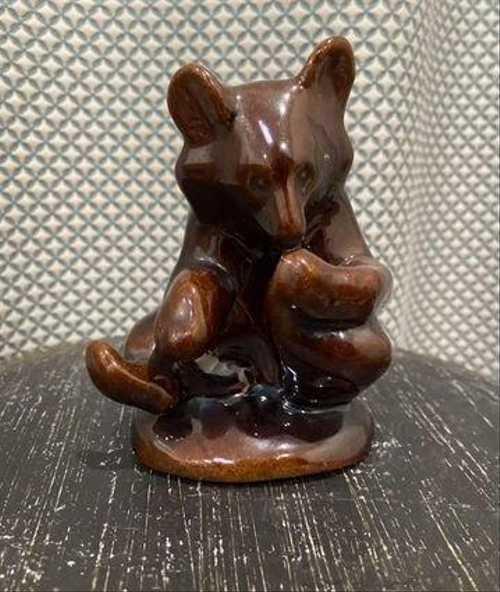 Статуэтка керамика СССР Медведь