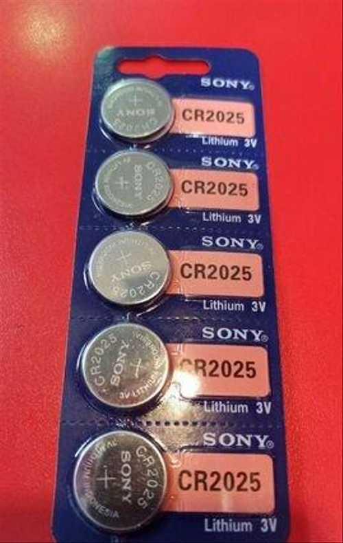 Батарейка Sony cr2025 lithium 3v