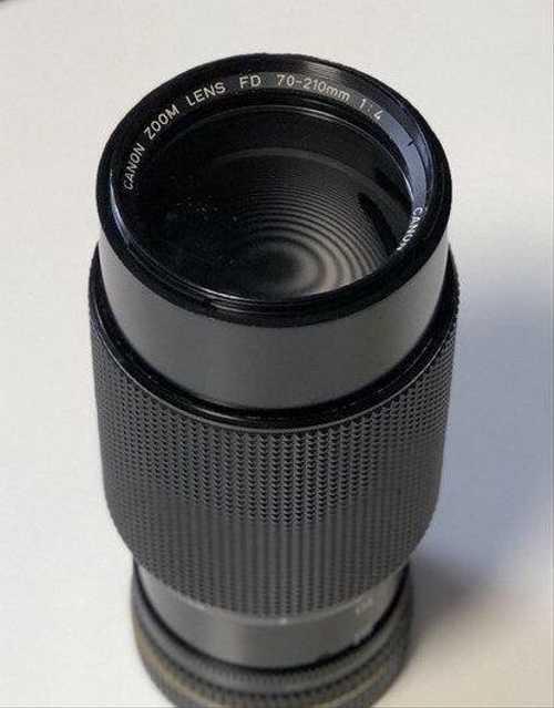 Объектив Canon FD 70-210mm 1:4 переделанный на EF