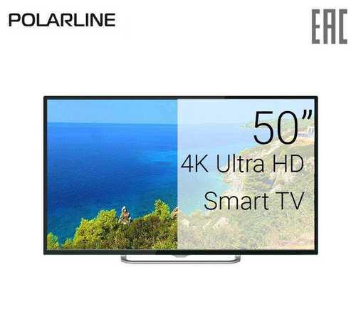 Телевизор Polarline 50PU11TC-SM 50" новый 4к