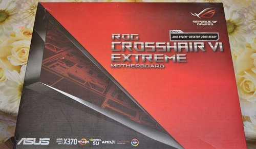 ROG crosshair 6 extreme + AMD Rysen 7 2700X