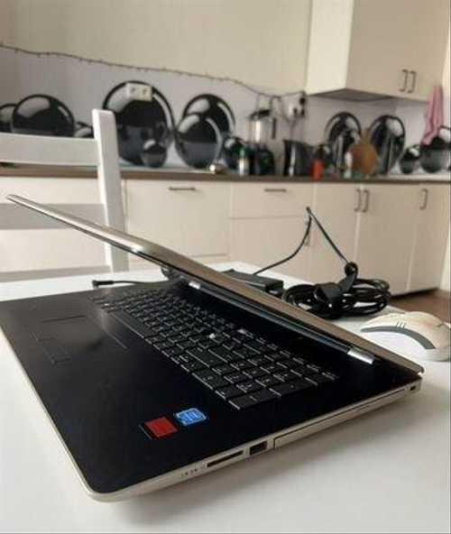 Ноутбук HP, 17 дюйм (разбит экран) 4ядра, 4гига
