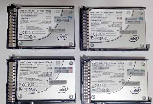 SSD диски Intel DC S3610 800Gb