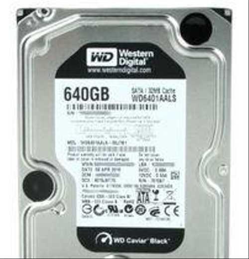 Жесткий диск WD 640 Gb 7200 rpm SATA "