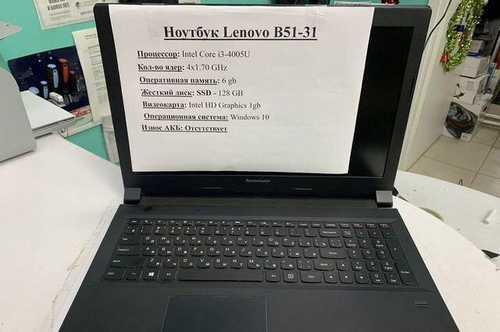 Ноутбук Lenovo B51-31