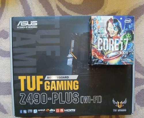 Intel Core i7-10700K \ Asus TUF Gaming Z490 (WiFi)