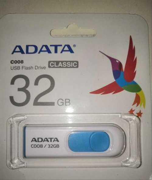 Флешка usb 32гб adata