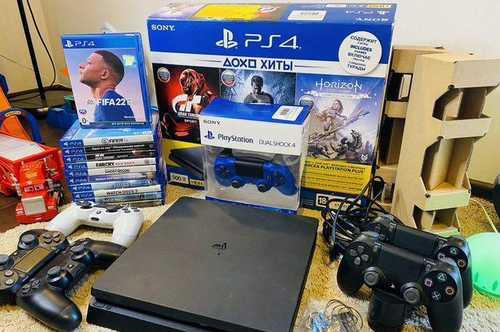 Sony playstation 4 PS4 slim 500gb/2208A/как новая