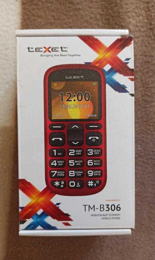 Textet TM-B306 Мобильный телефон