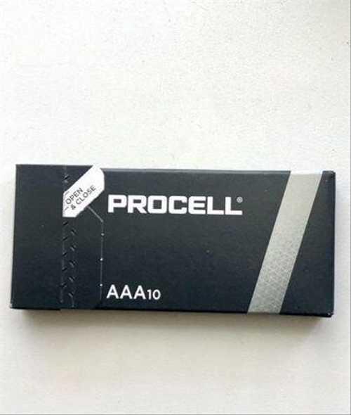 Батарейки Procell AAA; батарейки Duracell AAA