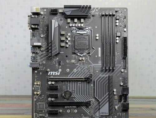 MSI Z370-A Pro + Intel i5 8600k + кулер Deepcool