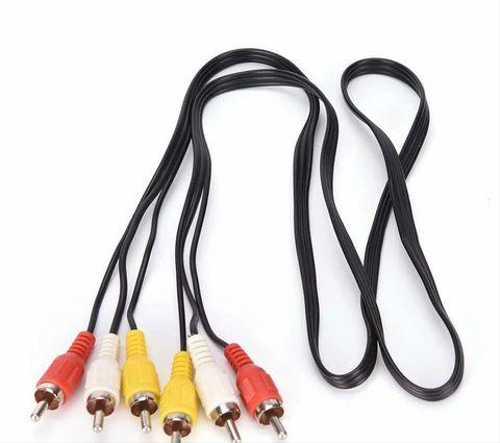 Кабель 3rca - 3rca колокольчики AV