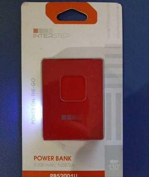 Внешний аккумулятор (Power bank) InterStep 5200 мА