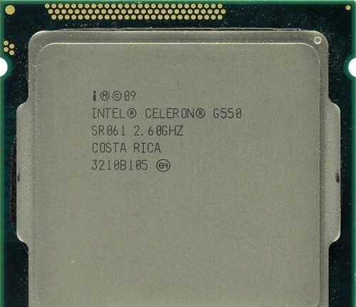 Процессоры Intel Celeron G1620, G550