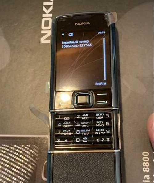 Nokia 8800 sapphire arte black.Новый абсолютно. Ор