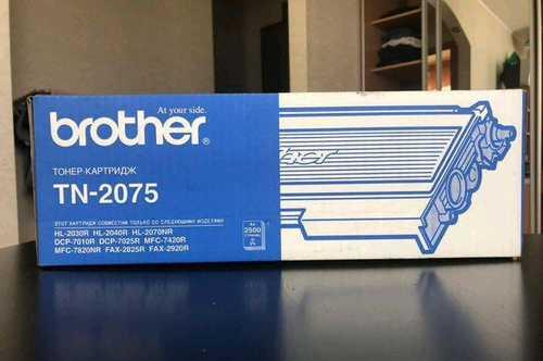 Картридж Brother TN-2075 новый. Коробка вскрыта