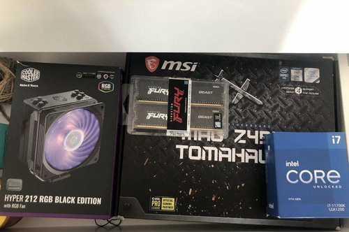 I7 11700k+z490 tomahawk