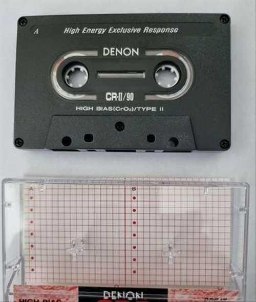 Аудиокассеты Denon CR-II тип хром 90 мин
