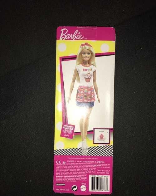 Barbie careers bakery chef Cupcake Doll Новая