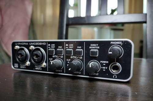 Внешняя звуковая карта behringer u phoria umc202hd обзор