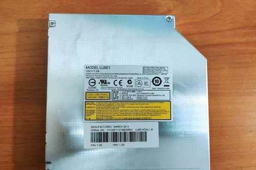 Оптический привод dvdrw SATA panasonic UJ8E1 12,5