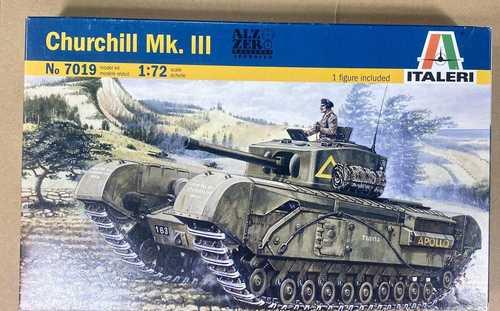 Модель танка Mk.III «Churchill» 1/72 Italeri 7019
