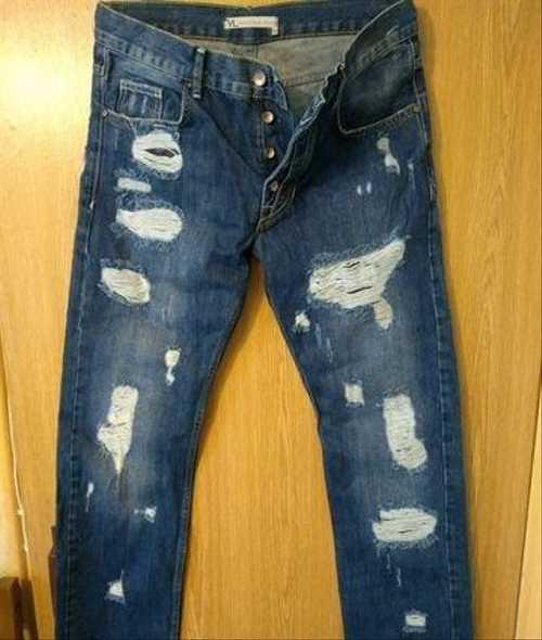 Мужские джинсы (рваные)