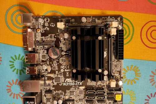 Материнская плата asrock n3150-itx с интегрированн