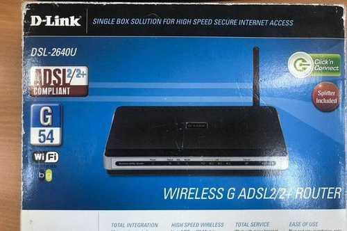 Wifi роутер adsl Dlink