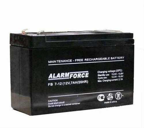 Аккумулятор alarm force FB 7-12 (12V / 7Ah)