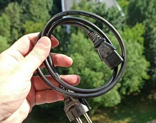 Сетевой шнур (кабель) для компьютера 1 m