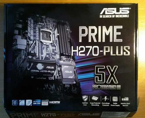 7 plus процессор. Prime h270-Plus нет запуска.