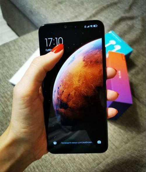Телефон Xiaomi mi 8 lite + наушники