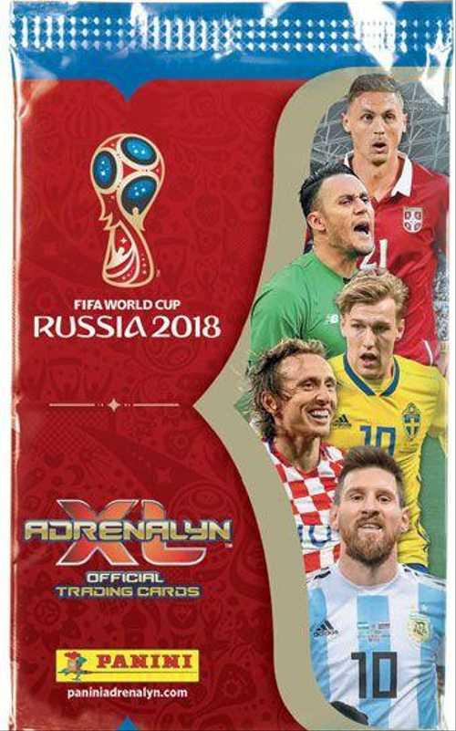 Карточки Adrenalyn XL 2018 Panini