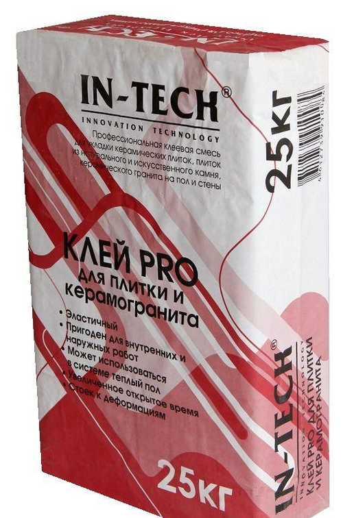 Клей для керамогранита IN-teck PRO
