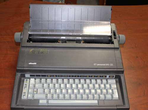 Печатная машинка Olivetti ET personal 510-II, б/у