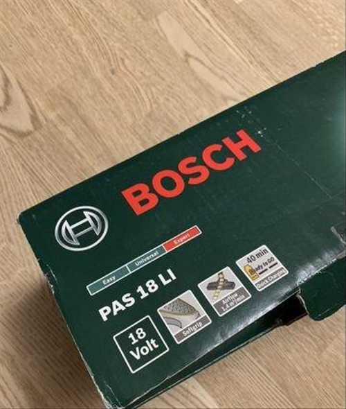 Пылесос Bosch Pas 18 Li с аккумулятором и зарядкой