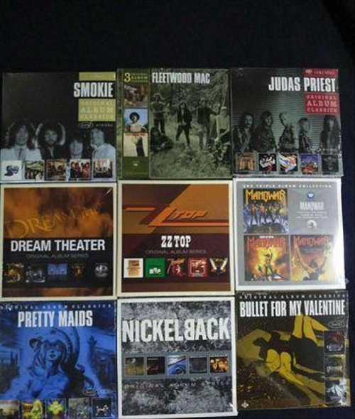 Фирменные диски Judas Priest, Manowar, ZZ Top