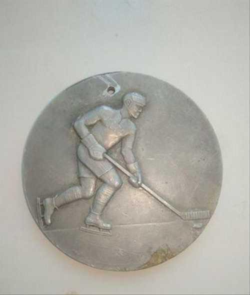 Настольная Медаль Хоккеисты СССР чемпионы олимпийс