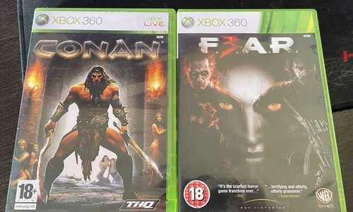 Conan и Fear 3 на xbox 360