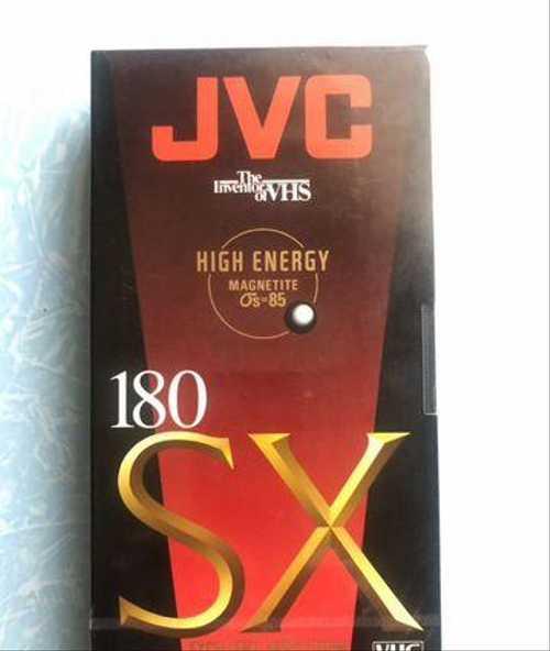 Видеокассеты vhs новые JVC 180