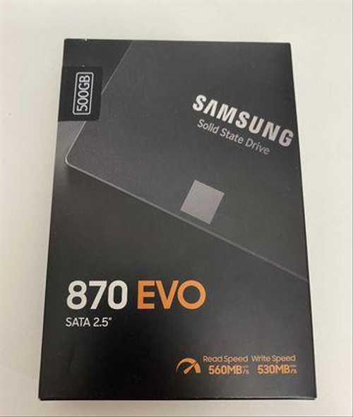 SSD накопитель Samsung 870 EVO 500 гб